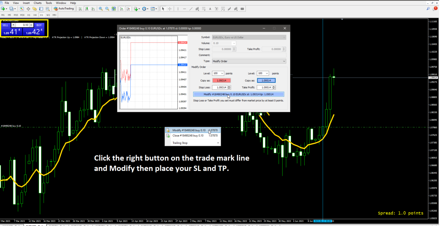 7 Essential Steps to Placing a Market Order, Setting Up Stop Loss and ...